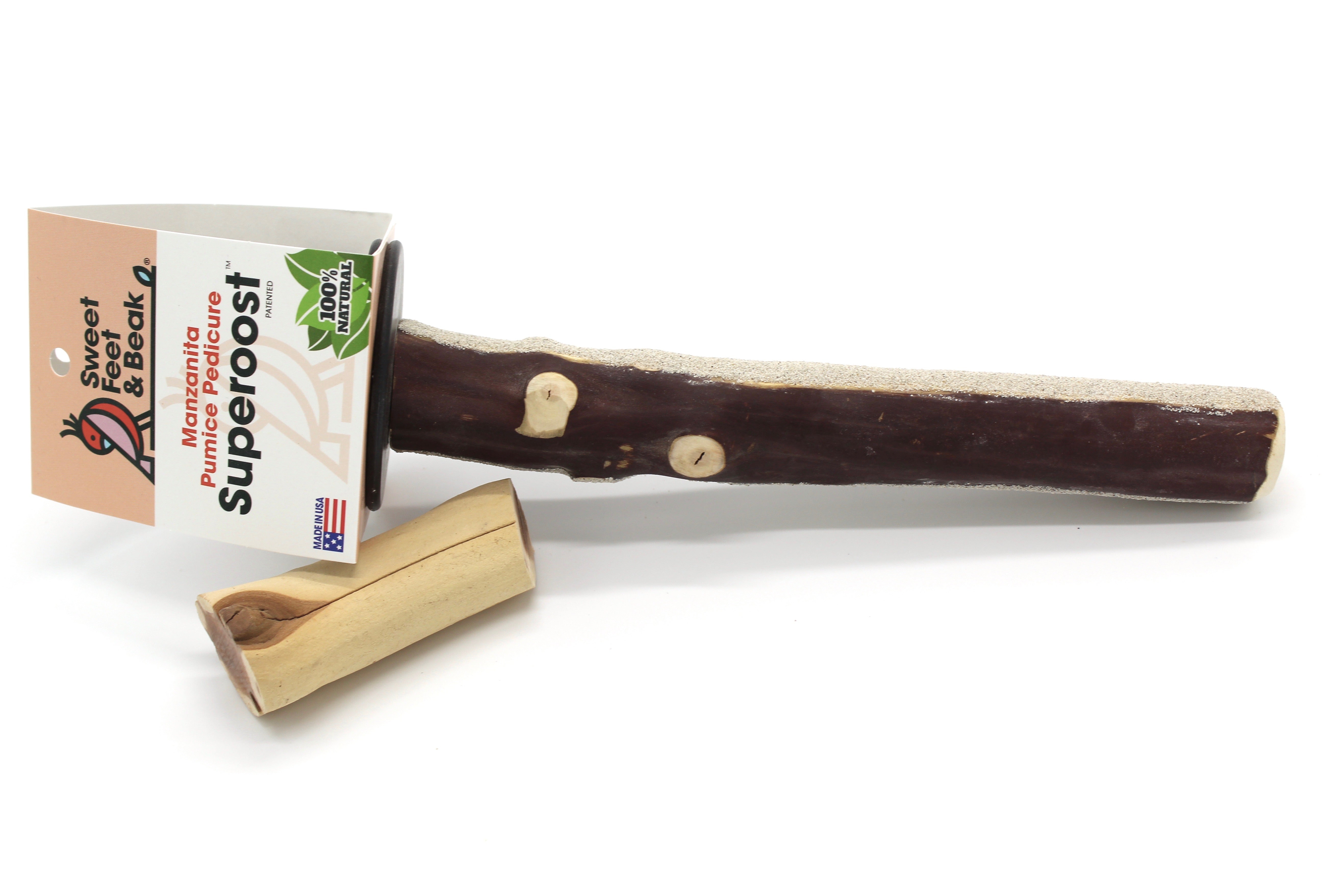 The Ultimate Natural Wood Perch | Sweet Feet & Beak